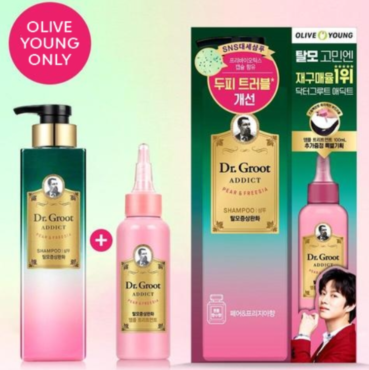 Dr Groot Addict Shampoo 385Ml + Ampoule Treatment Pear & Freesia - 1Source