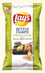 Lay'S Kettle Cooked Wasabi Ginger Flavored Potato Chips - 1Source