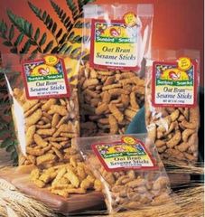 Sunbird Snacks Oat Bran Sesame Sticks, 4.5 Oz. - 1Source