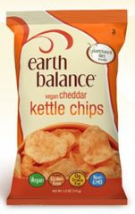 Earth Balance Vegan Cheddar Flavor Kettle Chips - 1Source