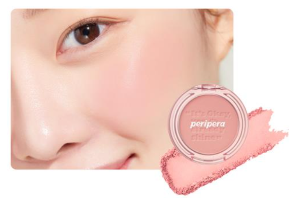 Peripera Pure Blushed Sunshine Cheek 01 Calm Pink - 1Source