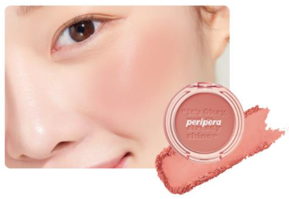 Peripera Pure Blushed Sunshine Cheek 05 Dusky Rose - 1Source