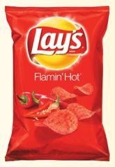 Lay'S Flamin' Hot Flavored Potato Chips - 1Source