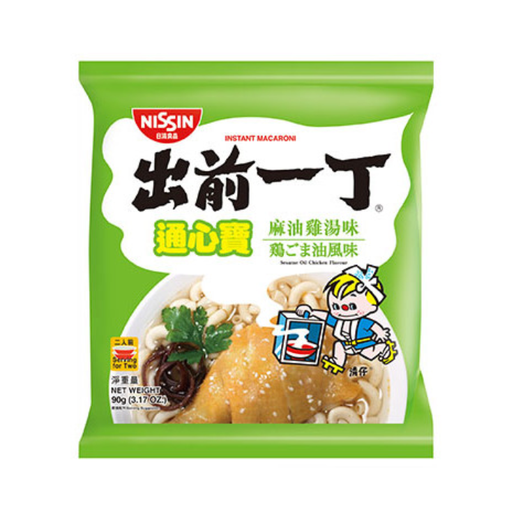 Nissin Demae Iccho Macaroni Sesame Oil Chicken Flavour 日清 出前一丁 通心寶 ...
