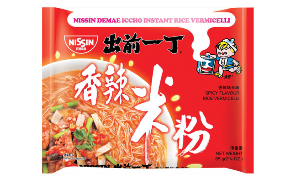Nissin Demae Iccho Instant Rice Vermicelli Spicy Flavour 日清 出前一丁 即食米粉 ...