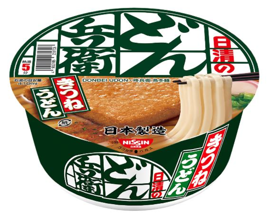 Nissin Donbei Bowl Kitsune Udon 日清咚兵衛 碗烏冬 腐皮碗烏冬 - 1Source