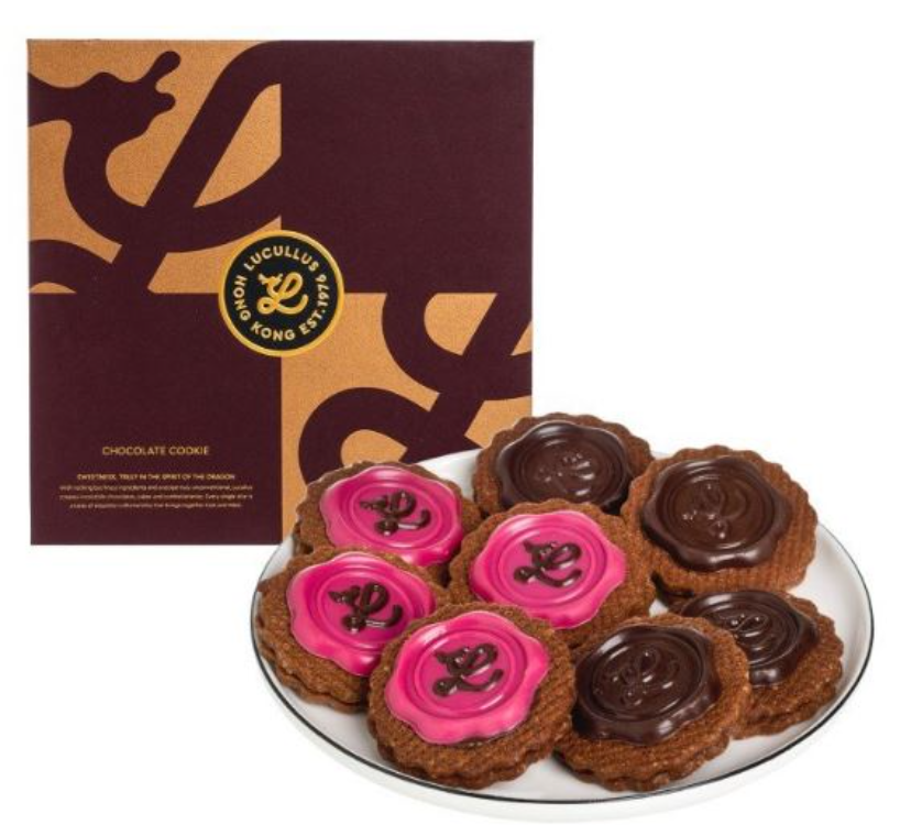 LUCULLUS CHOCOLATE TRUFFLE COOKIE 龍島 禮盒 朱古力軟心曲奇 - 1Source