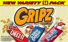 Gripz Variety 14 Pack, Keebler Grahams Cinnamon - 1Source