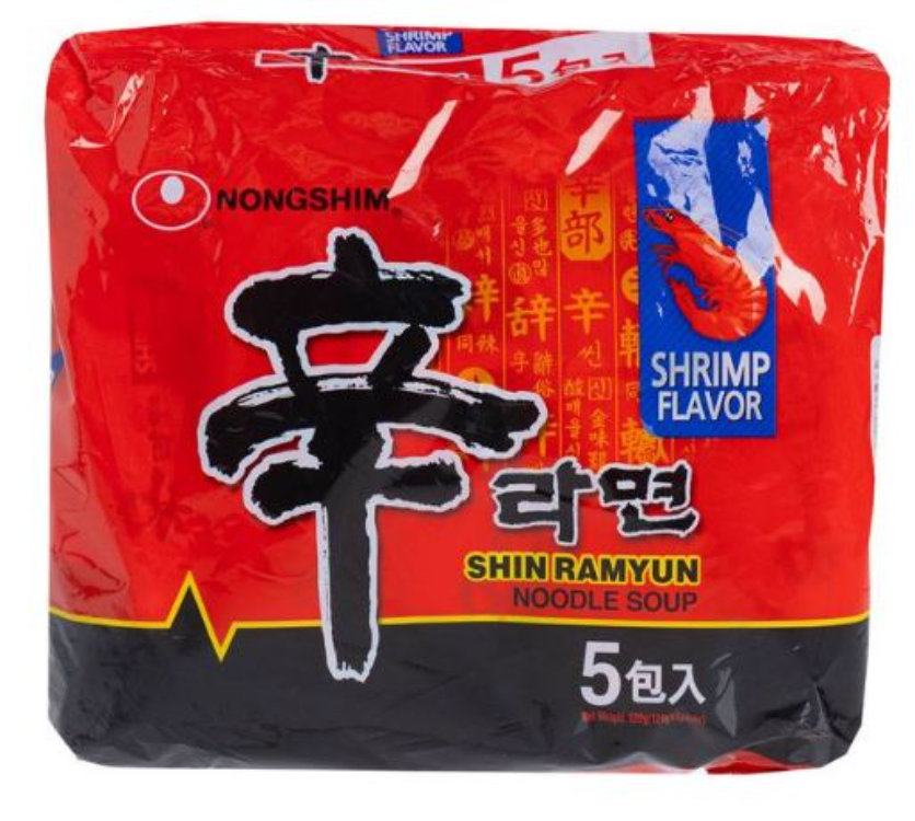 NONG SHIM SHIN RAMEN SHRIMP FLAVOR 農心 辛拉麵 (鮮蝦味) - 1Source
