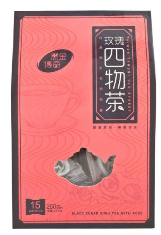 HAND MADE TASTE SIWU TEA WITH ROSE 黑金傳奇 玫瑰四物茶 - 1Source