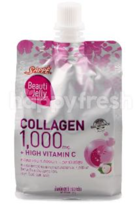 Sappe Beauti Jelly Collagen + Vitamin C Good Taste Lychee Flavor - 1Source