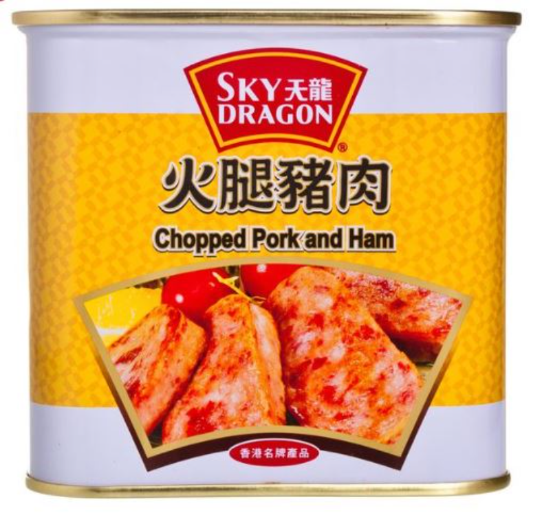 SKY DRAGON CHOPPED PORK AND HAM 天龍牌 火腿豬肉 - 1Source