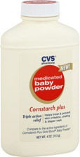 CVS Baby Powder Pure Corn Starch - 1Source