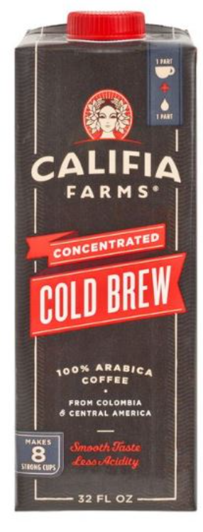 CALIFIA FARMS CONCENTRATED COLD BREW COFFEE CALIFIA FARMS 濃縮冰滴咖啡 - 1Source