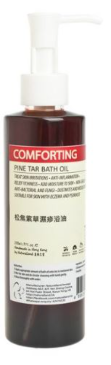 NATURALLAND COMFORTING-PINE TAR BATH OIL 森林之家 松焦紫草濕疹浴油 - 1Source