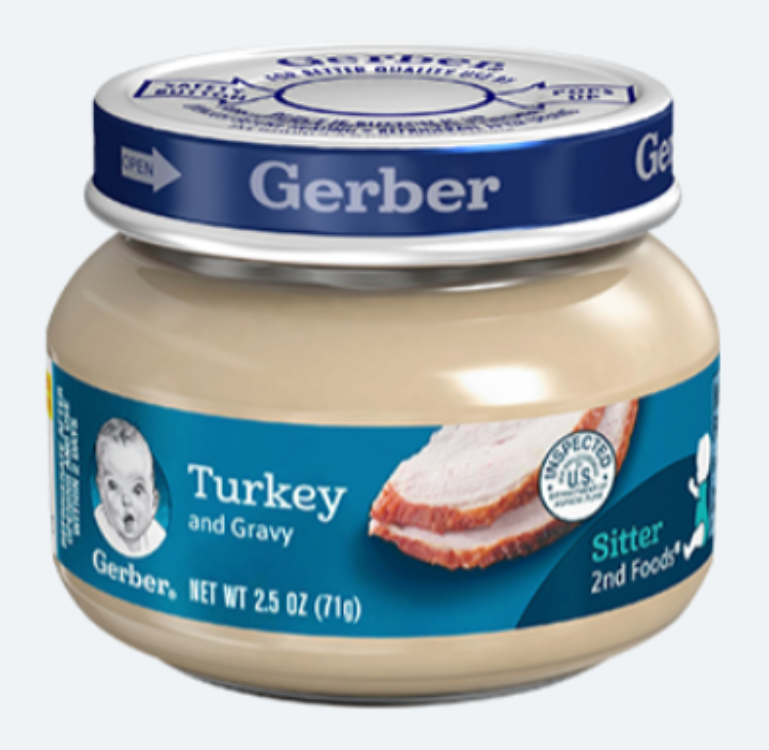 Gerber 2ND FOODS Turkey And Gravy - 1Source