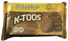 Kinnikinnick Foods Kinnitoos Fudge Sandwich Creme Cookies - 1Source