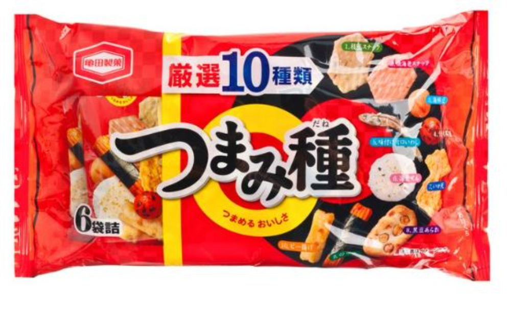 KAMEDA CRISPS AND PEANUTS MIXED FLAVOR KAMEDA 龜田 十種米果 - 1Source
