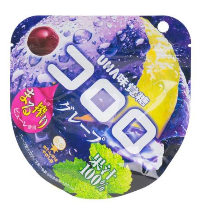 UHA CORORO GUMMY CANDY GRAPE UHA CORORO軟糖 葡萄果汁味 - 1Source