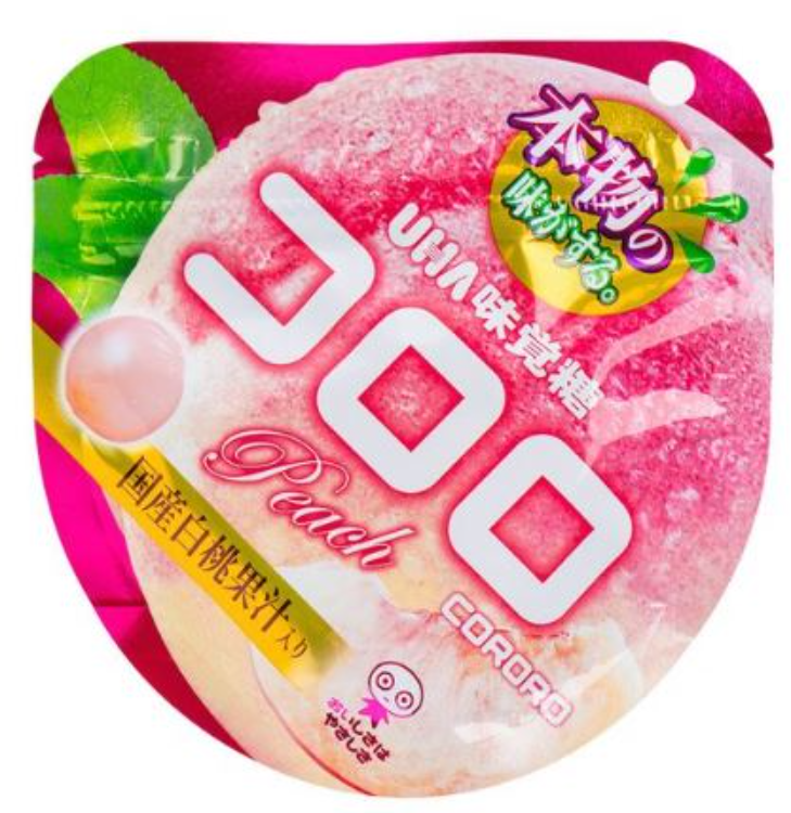 UHA CORORO GUMMY CANDY PEACH UHA CORORO軟糖 桃味 - 1Source