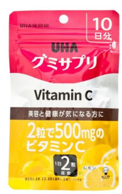 UHA GUMMY VITAMIN C UHA 營養補充軟糖 維他命C - 1Source