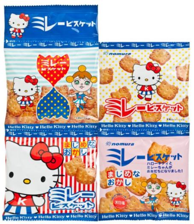 NOMURA BISCUITS HELLO KITTY 野村 公仔餅 HELLO KITTY - 1Source