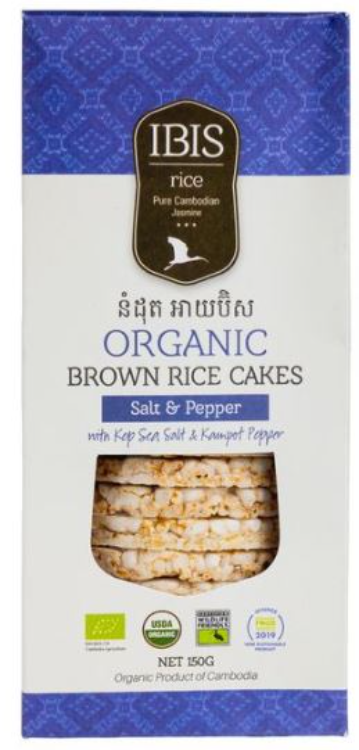SIU X IBIS ORGANIC BROWN RICE CAKE(NON FRIED) SIU X IBIS 有機糙米鍋巴 辣味 (非油炸 ...