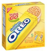 Oreo Sandwich Cookies, Golden Grab & Go - 1Source