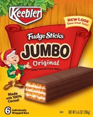 Keebler Fudge Shoppe Jumbo Fudge Sticks - 1Source