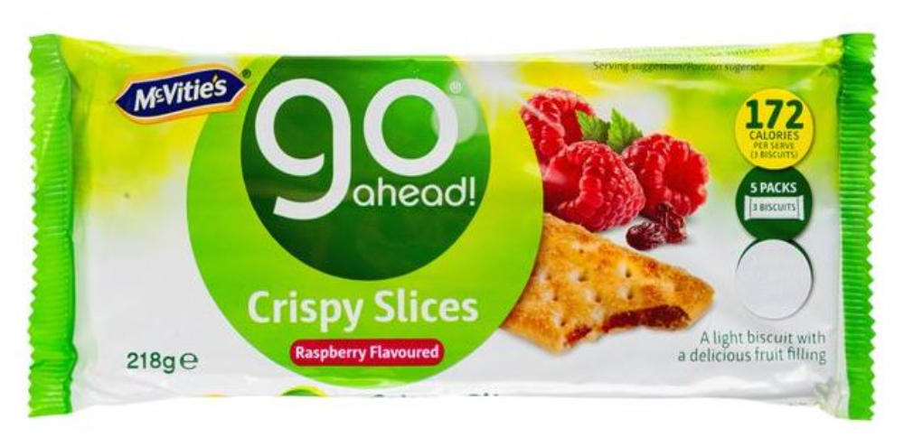 MCVITIE'S GO AHEAD RASPBERRY FLAVOR 麥維他 盡吃樂鮮果薄酥 紅桑子味 - 1Source