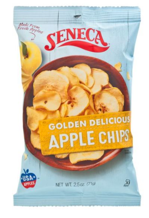 SENECA GOLDEN DELICIOUS APPLE CHIPS SENECA 美國天然金裝蘋果片 - 1Source