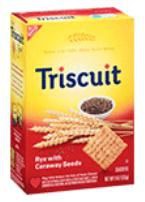 Triscuit Crackers, Baked Whole Grain Wheat Rye With Caraway Seeds - 1Source