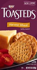 Toasteds Harvest Wheat Crackers - 1Source