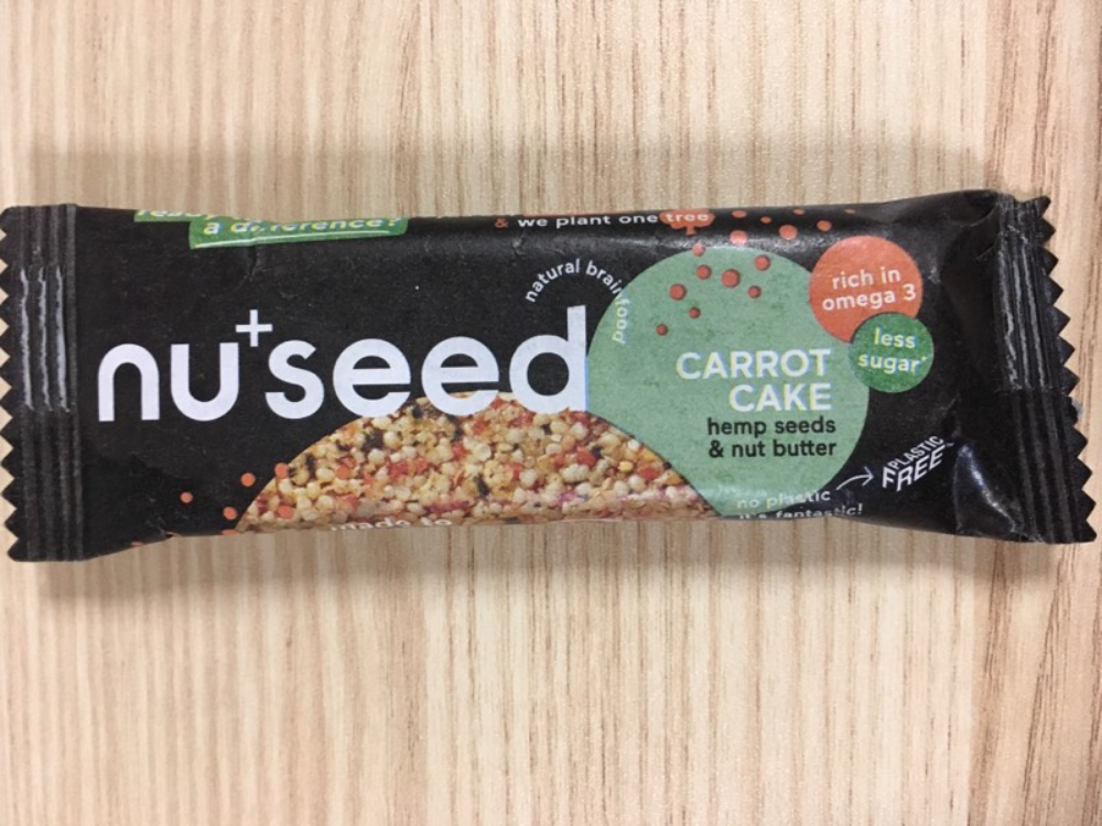 Nu+Seed Organic Hemp Seeds & Nut Butter Carrot Cake - 1Source