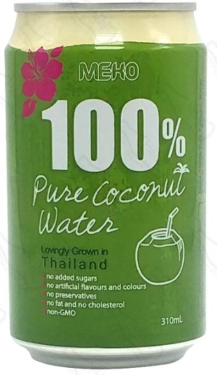 Meko 100% Pure Coconut Water MEKO 100%椰青水 - 1Source