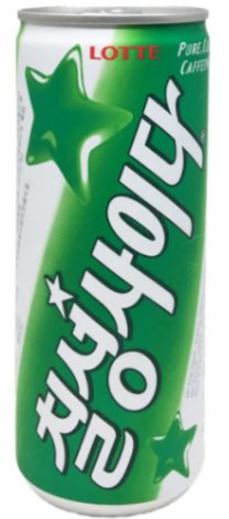 Lotte Chilsung Cider (Lime Flavor Carbonated Soft Drink) 樂天 韓國檸七 - 1Source