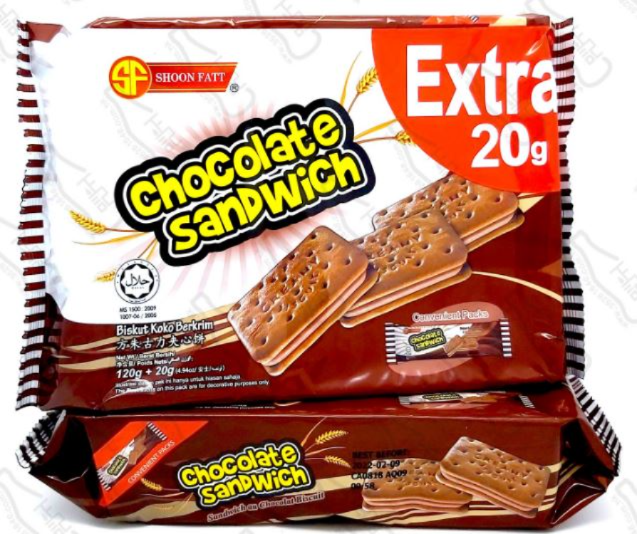 Shoon Fatt Chocolate Sandwich SHOON FATT 朱古力夾心餅 - 1Source