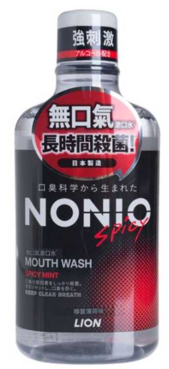 Lion Nonio Medicated Mouthwash Spicy Mint 狮王 Nonio 無口氣漱口水 檸薑薄荷味 - 1Source