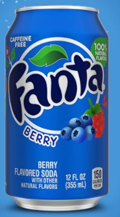 Fanta Berry Flavored Soda - 1Source
