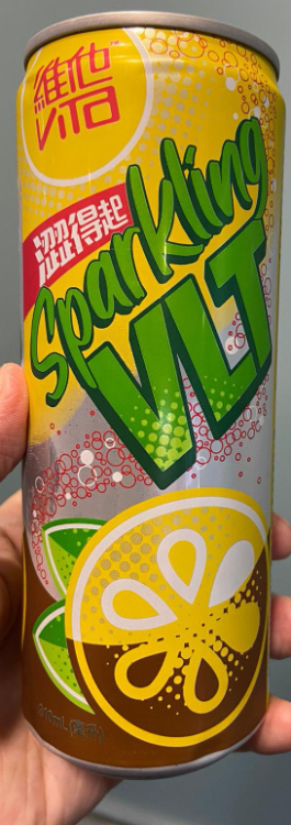 VITA Sparkling VLT Lemon Tea Drink 維他 氣泡檸檬茶飲品 - 1Source