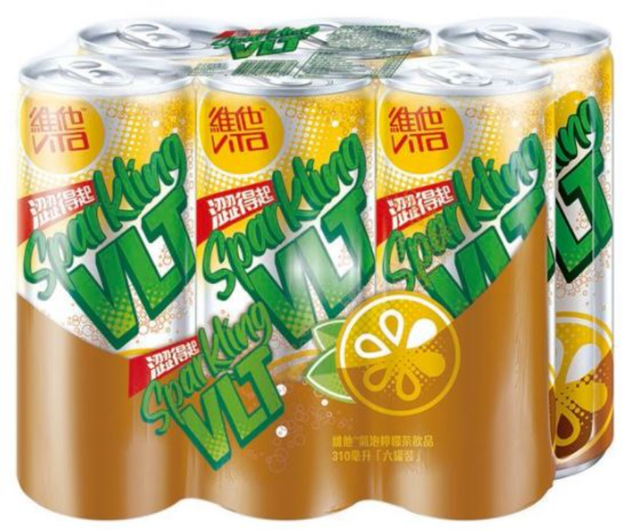 VITA Sparkling VLT Lemon Tea Drink 維他 氣泡檸檬茶飲品 - 1Source