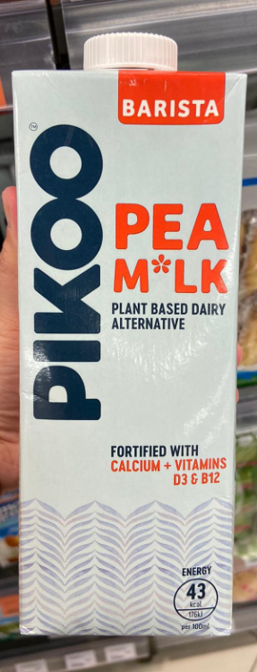 Pikoo Barista Pea Milk Plant Based Dairy Alternative Fortified - 1Source