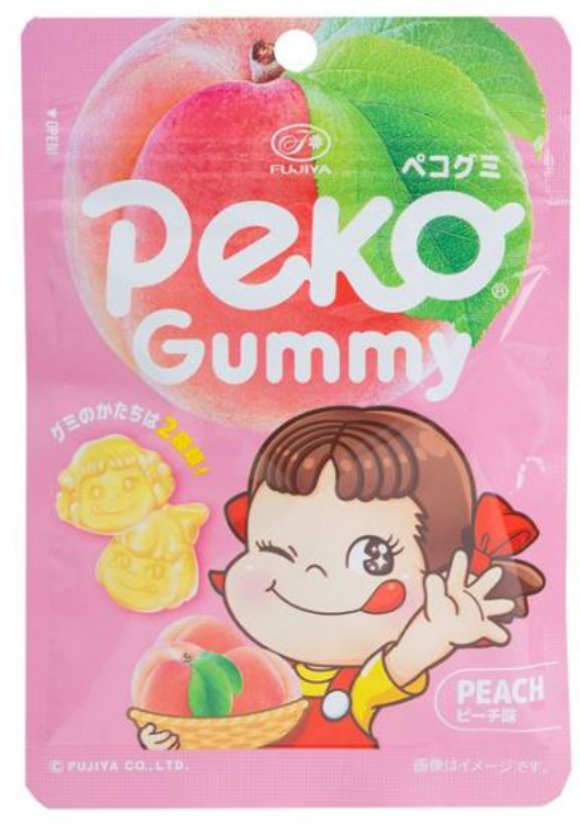Fujiya Peko Gummy Peach 不二家 PEKO橡皮糖 香桃味 - 1Source