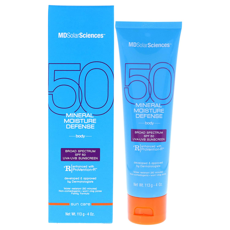 Mdsolarsciences Mineral Moisture Defense Body Broad Spectrum Spf 50 Uva ...