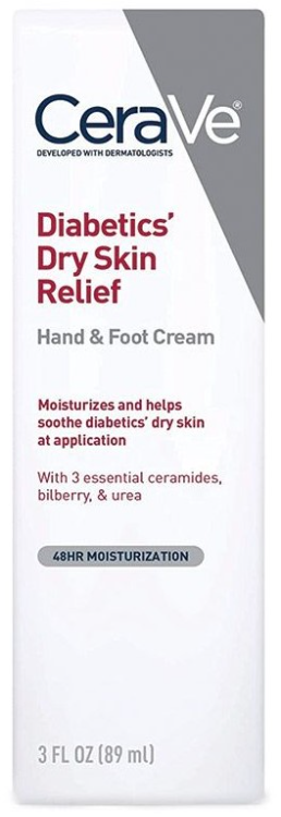 Cerave Diabetics Dry Skin Relief Hand & Foot Cream - 1Source
