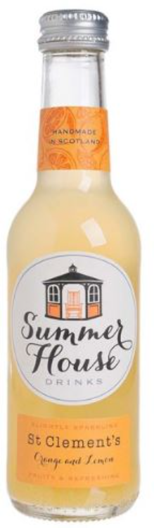 Summer House Drinks Slightly Sparkling St Clement'S Orange And Lemon ...