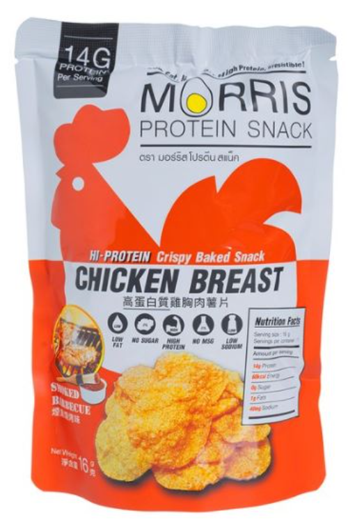 Morris Protein Snack Hi Protein Crispy Baked Snack Chicken Breast ...
