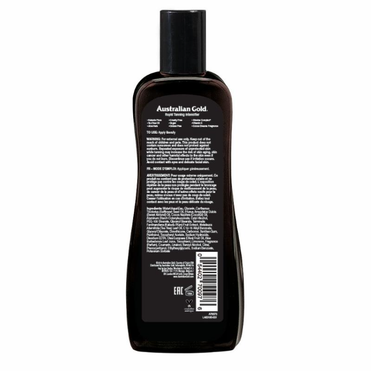 Australian Gold Rapid Tanning Intensifier Tea Tree Oil Aloe Vera ...