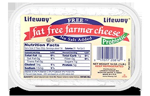 Lifeway Farmer Cheese Fat Free - 1Source