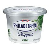 Philadelphia Whipped Cream Cheese, Chive - 1Source